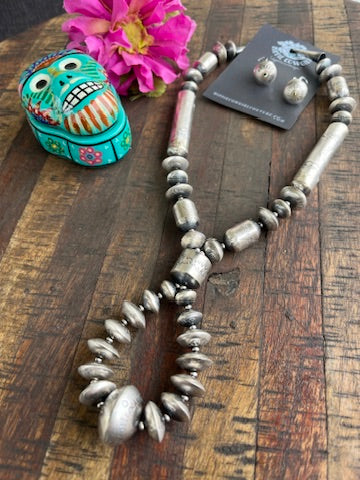 18" Stamped Jacla Navajo Pearl Set – Hippie Cowgirl Couture