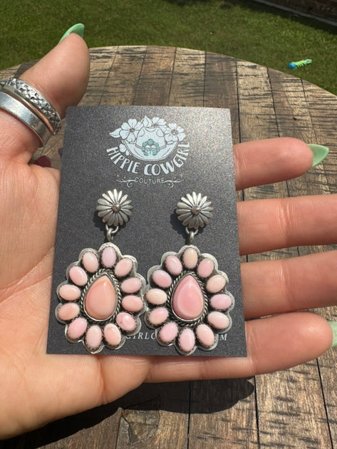 "Cotton Candy" Concho Earring #1 – Hippie Cowgirl Couture