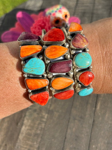 5 Stone Multi-Color Cuff 1-3 – Hippie Cowgirl Couture